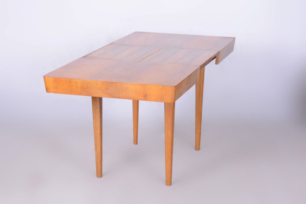 Art Deco Oak Dining Table by Jindřich Halabala for Up Závody, 1940s for ...