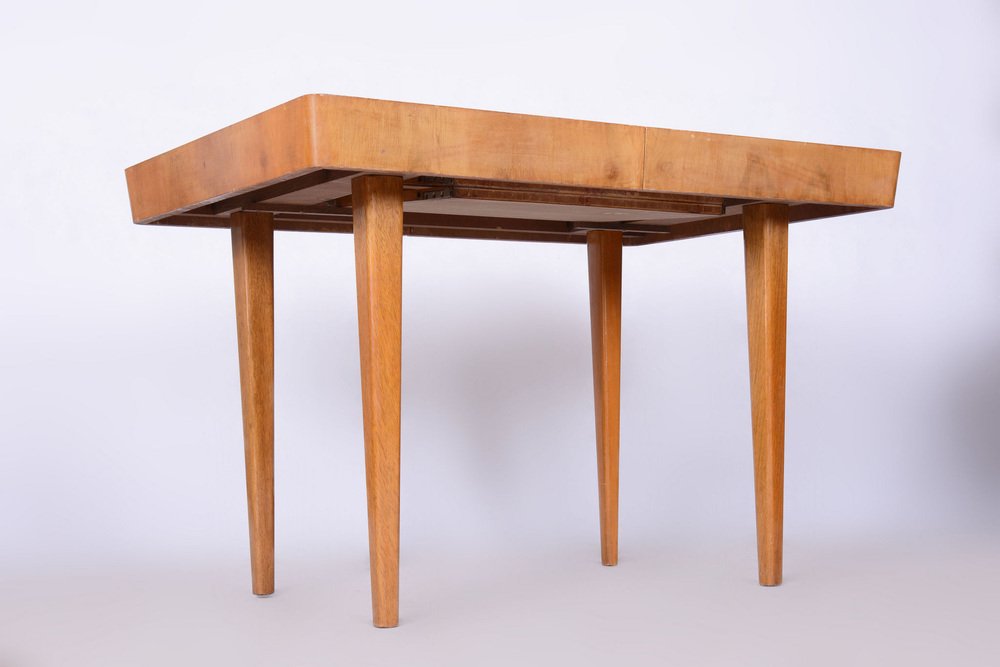 Art Deco Oak Dining Table by Jindřich Halabala for Up Závody, 1940s for ...