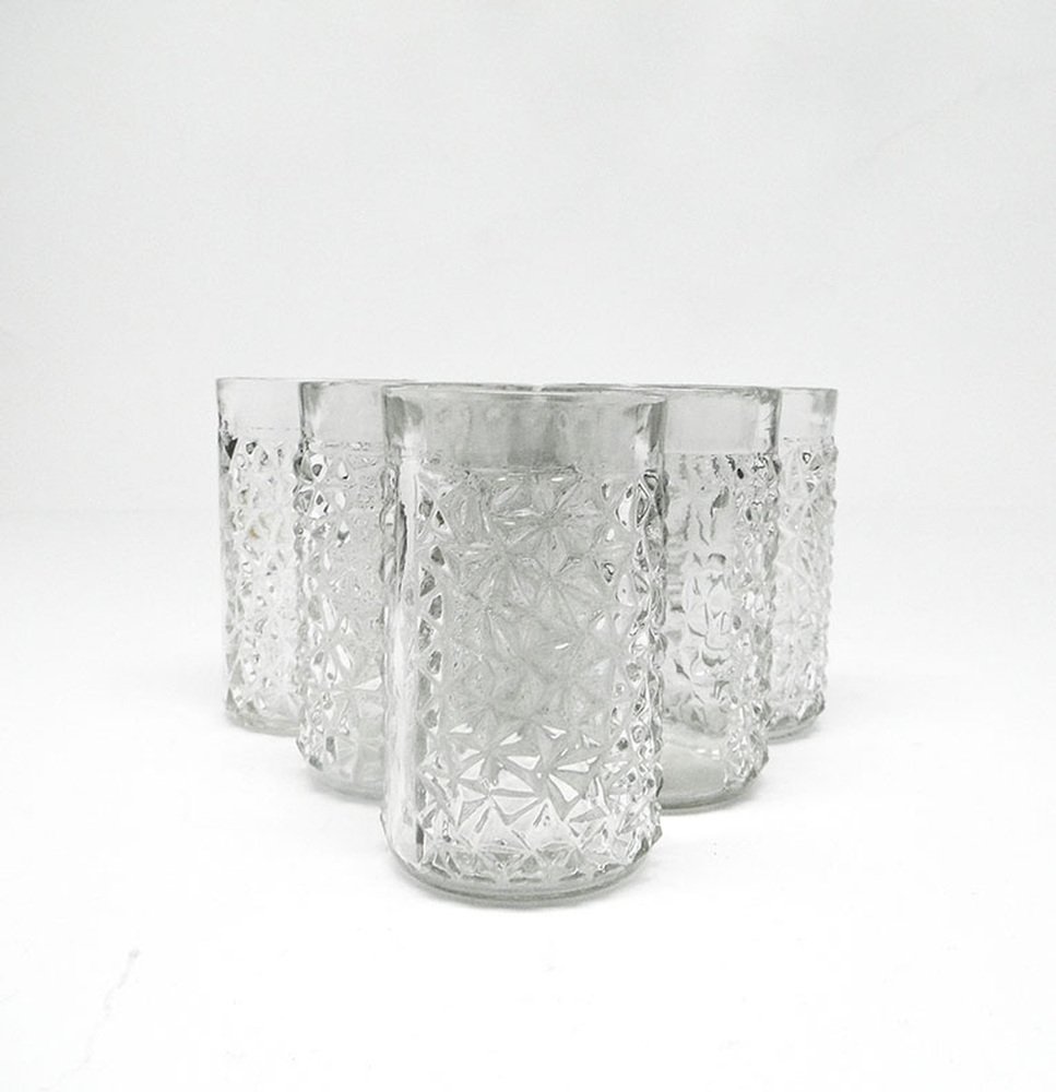 Vintage Polish Vodka Shots by Prądniczanka Glassworks, 1970s, Set of 6 ...