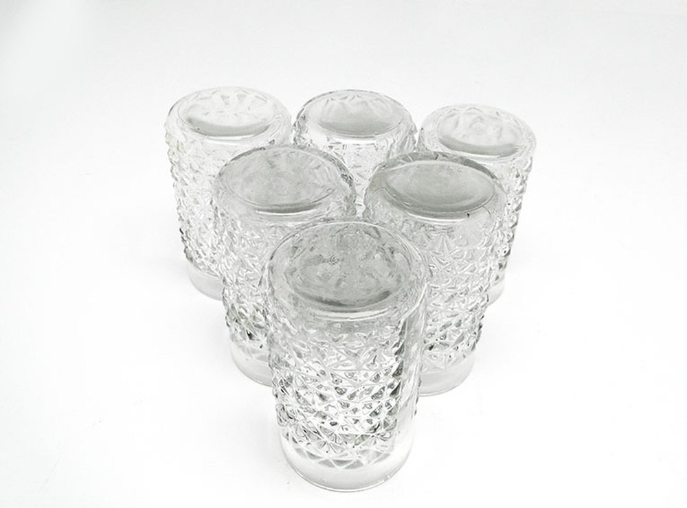 Vintage Polish Vodka Shots by Prądniczanka Glassworks, 1970s, Set of 4 ...
