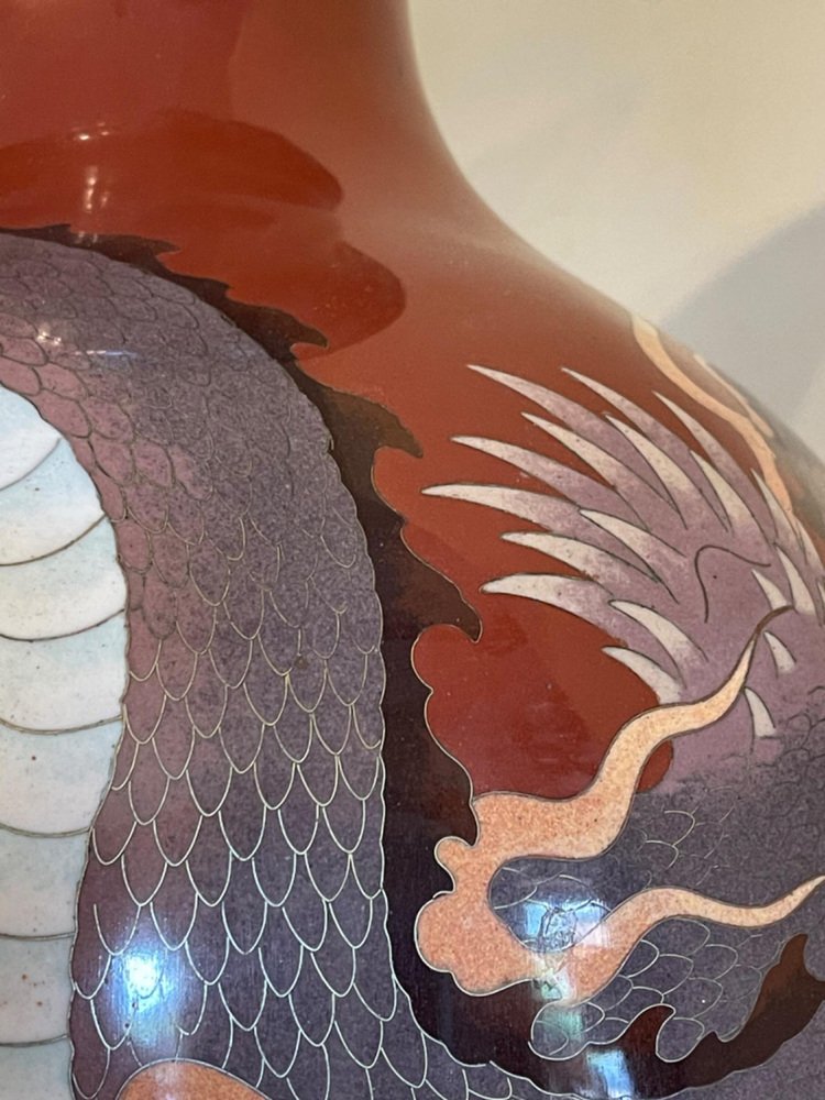 Large Japanese Meiji Vase for sale at Pamono