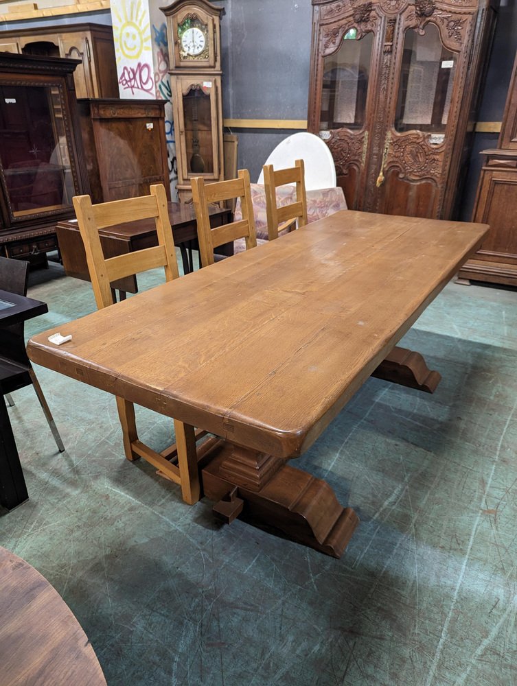 Monastery Table in Solid Oak for sale at Pamono