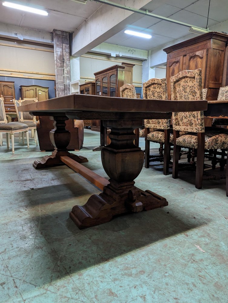 Kloster Tisch aus massiver Eiche bei Pamono kaufen