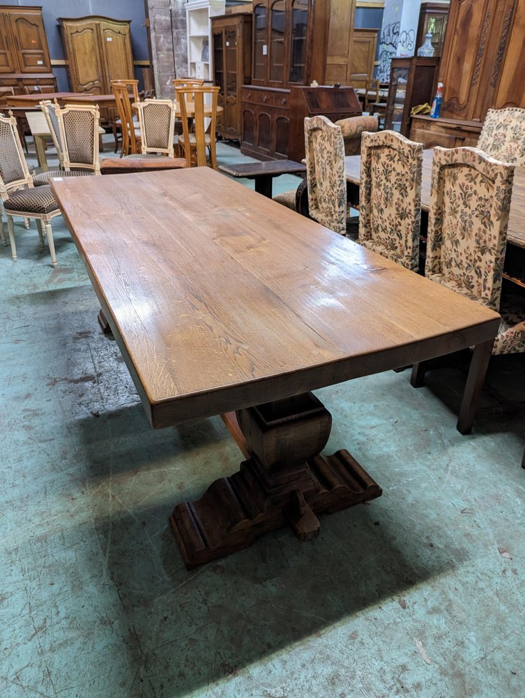 Kloster Tisch aus massiver Eiche bei Pamono kaufen