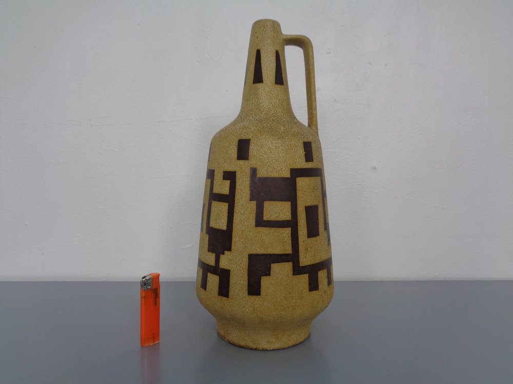 Mid-Century German Studio Ceramic Vase, 1950s for sale at Pamono