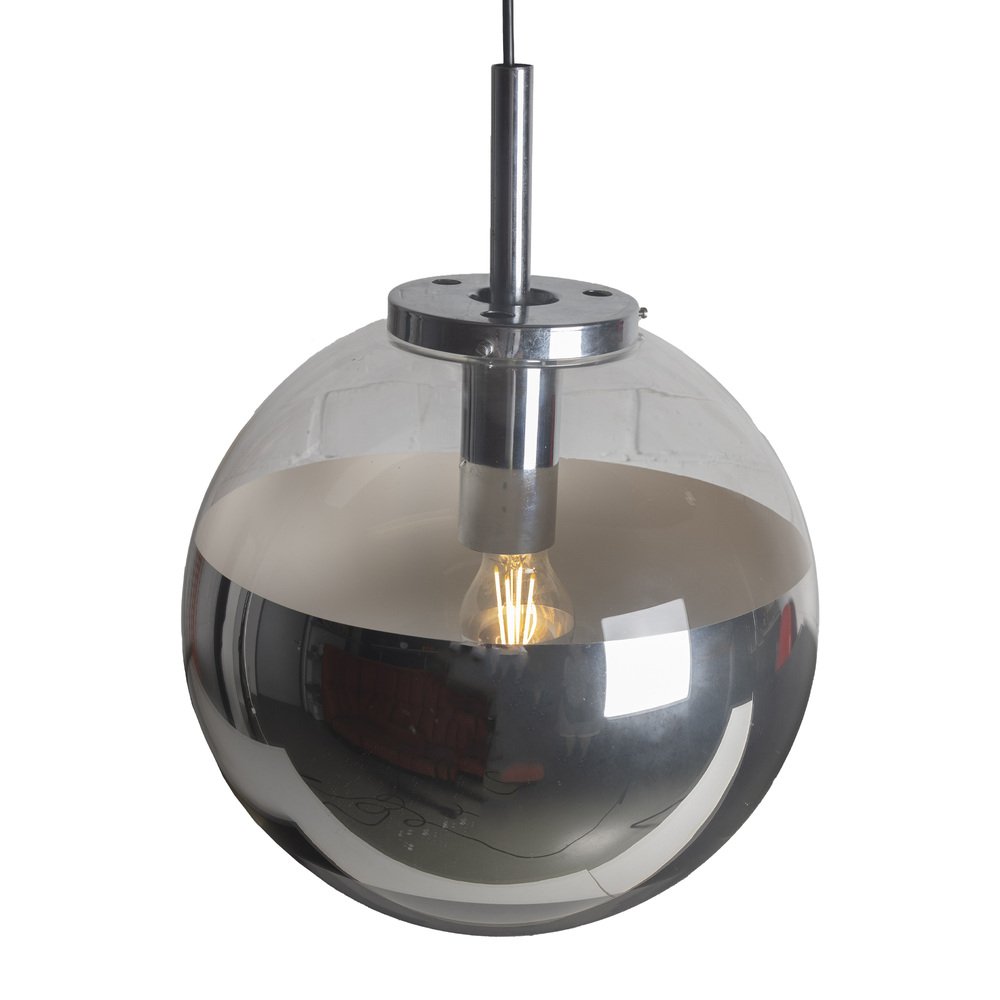 Magic Eye Pendant Lamp in Chrome from Peill & Putzler, 1970s for sale ...