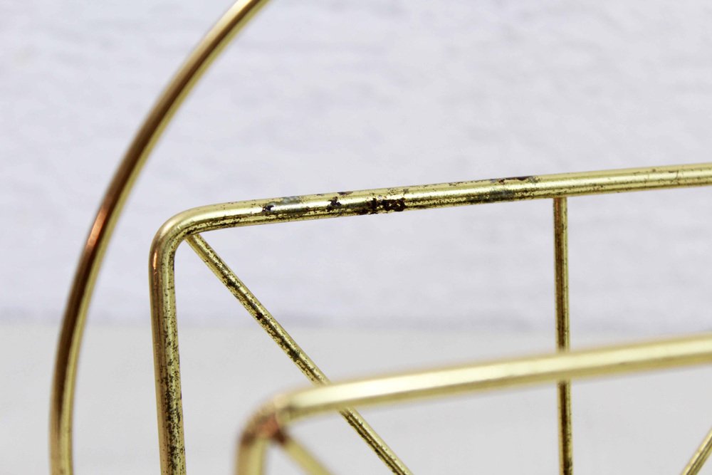 Vintage Brass & Metal Letter Holder, 1970s for sale at Pamono