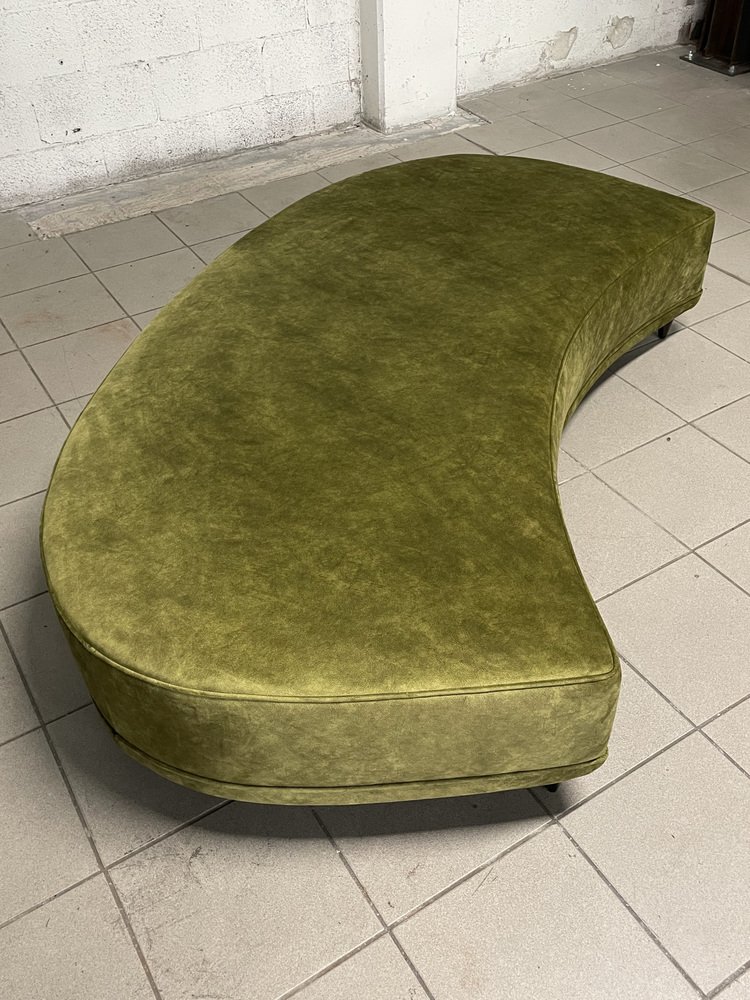 Large Shaped Bench, Italy, 1950s for sale at Pamono