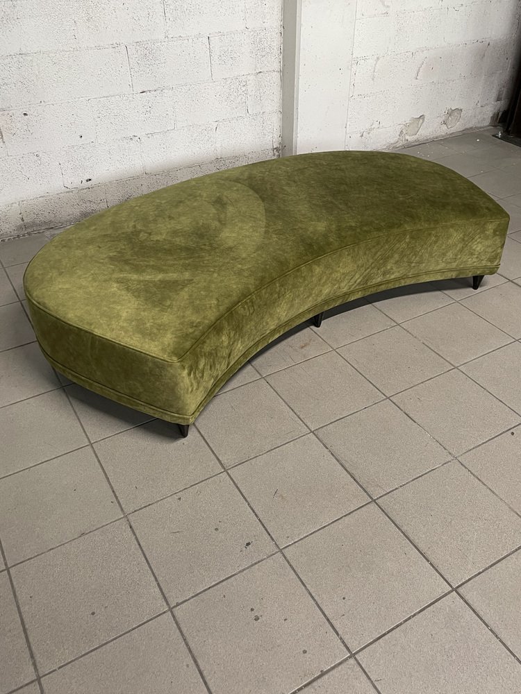 Large Shaped Bench, Italy, 1950s for sale at Pamono