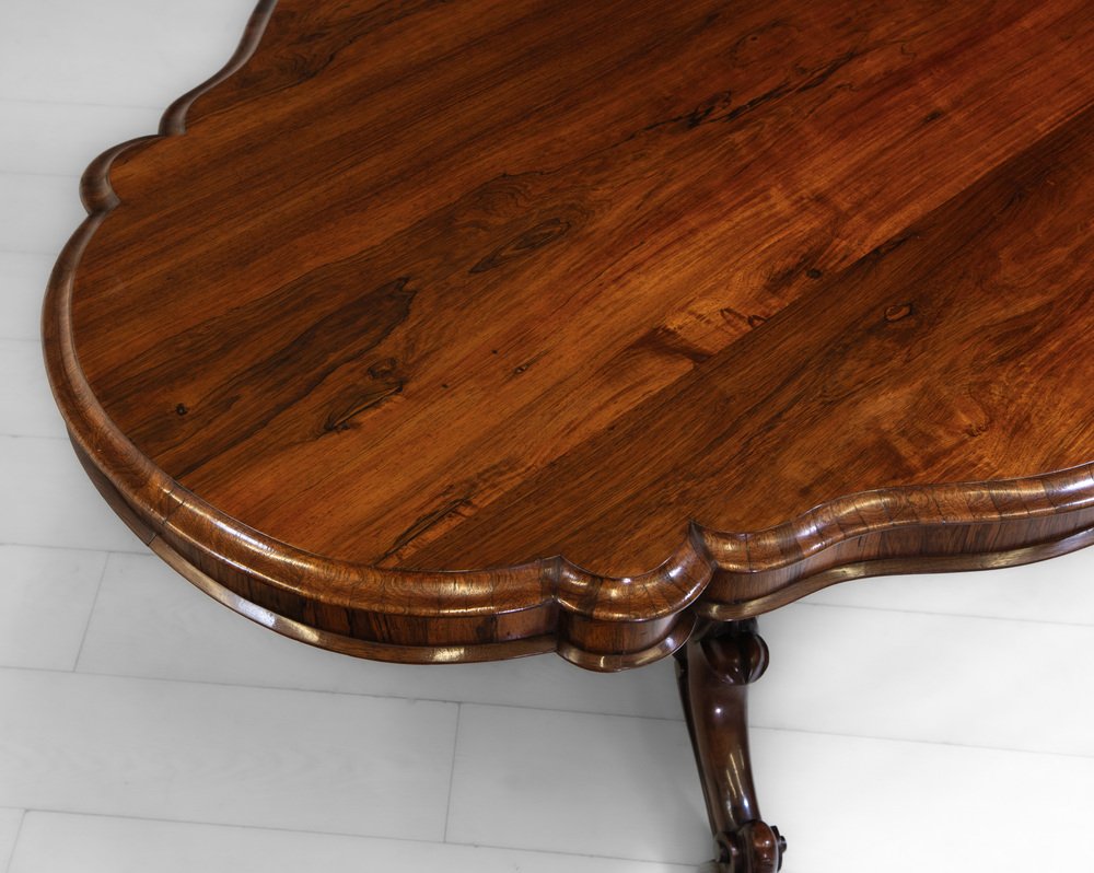 19th Century Rosewood Breakfast Table, 1860s for sale at Pamono