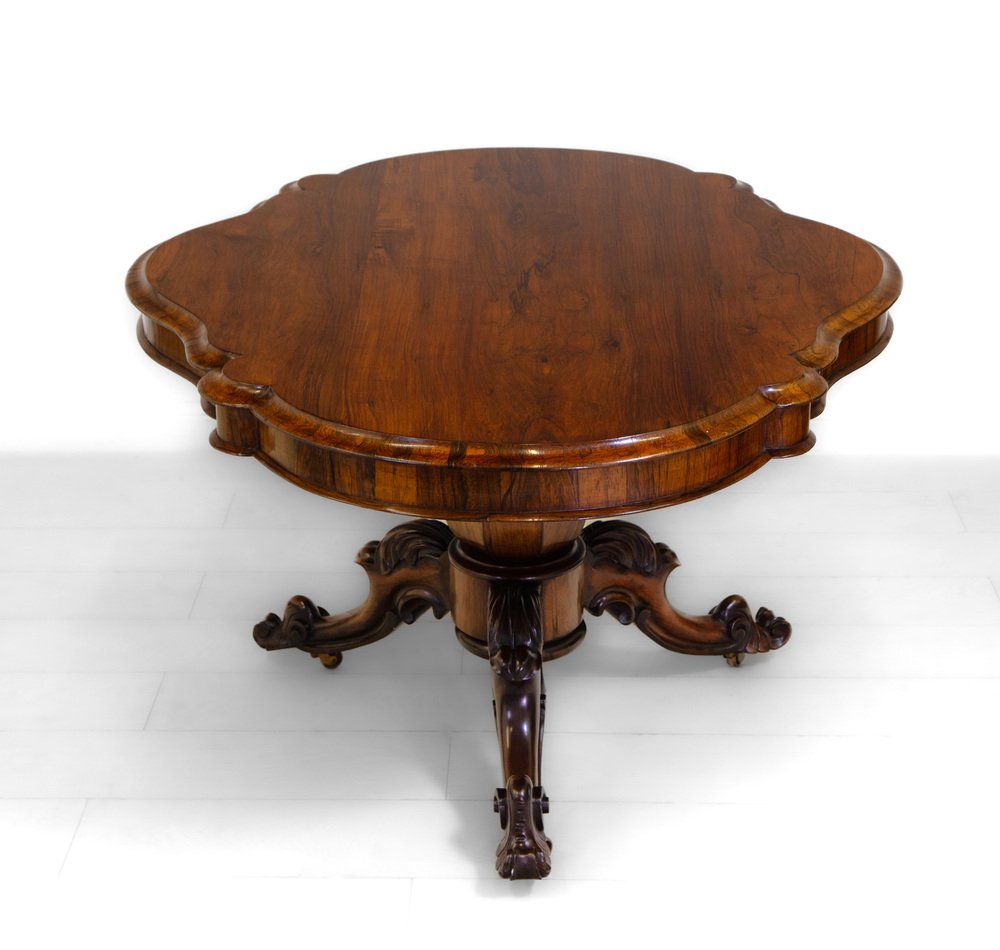 19th Century Rosewood Breakfast Table, 1860s for sale at Pamono