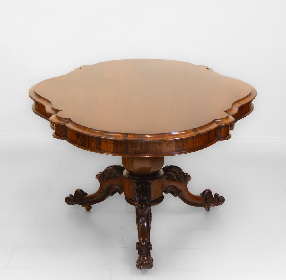 19th Century Rosewood Breakfast Table, 1860s for sale at Pamono