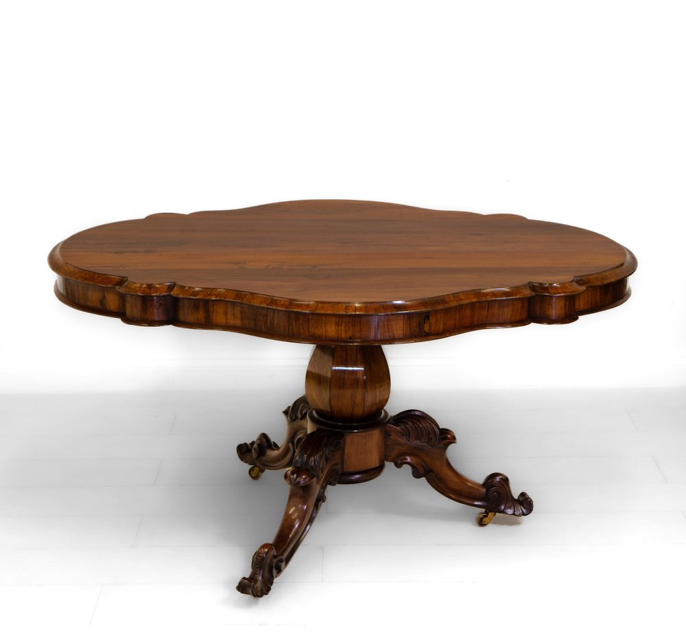 19th Century Rosewood Breakfast Table, 1860s for sale at Pamono