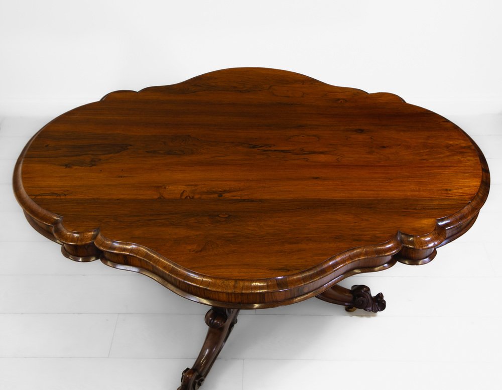 19th Century Rosewood Breakfast Table, 1860s for sale at Pamono