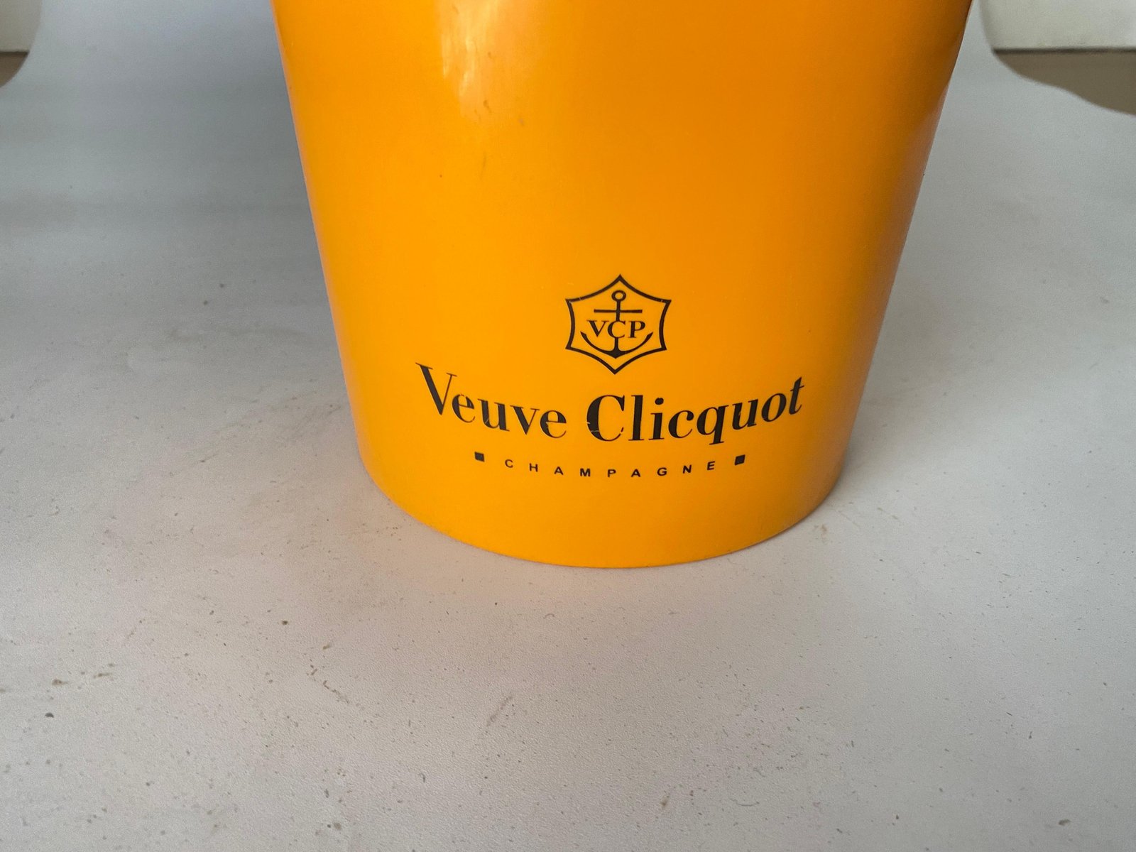 Champagne Bucket Veuve Clicquot in Plastic Orange, France, 20th Century ...