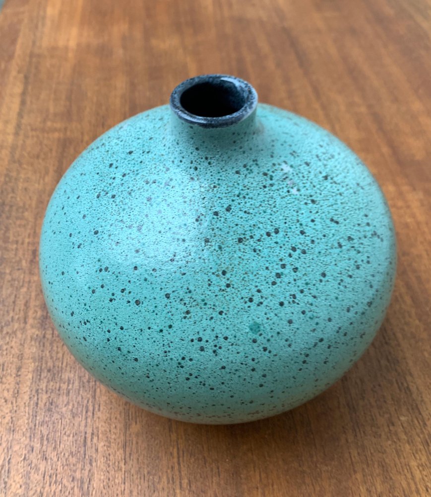 Mid-Century German Minimalist Studio Pottery Vase by Siegfried Gramann ...