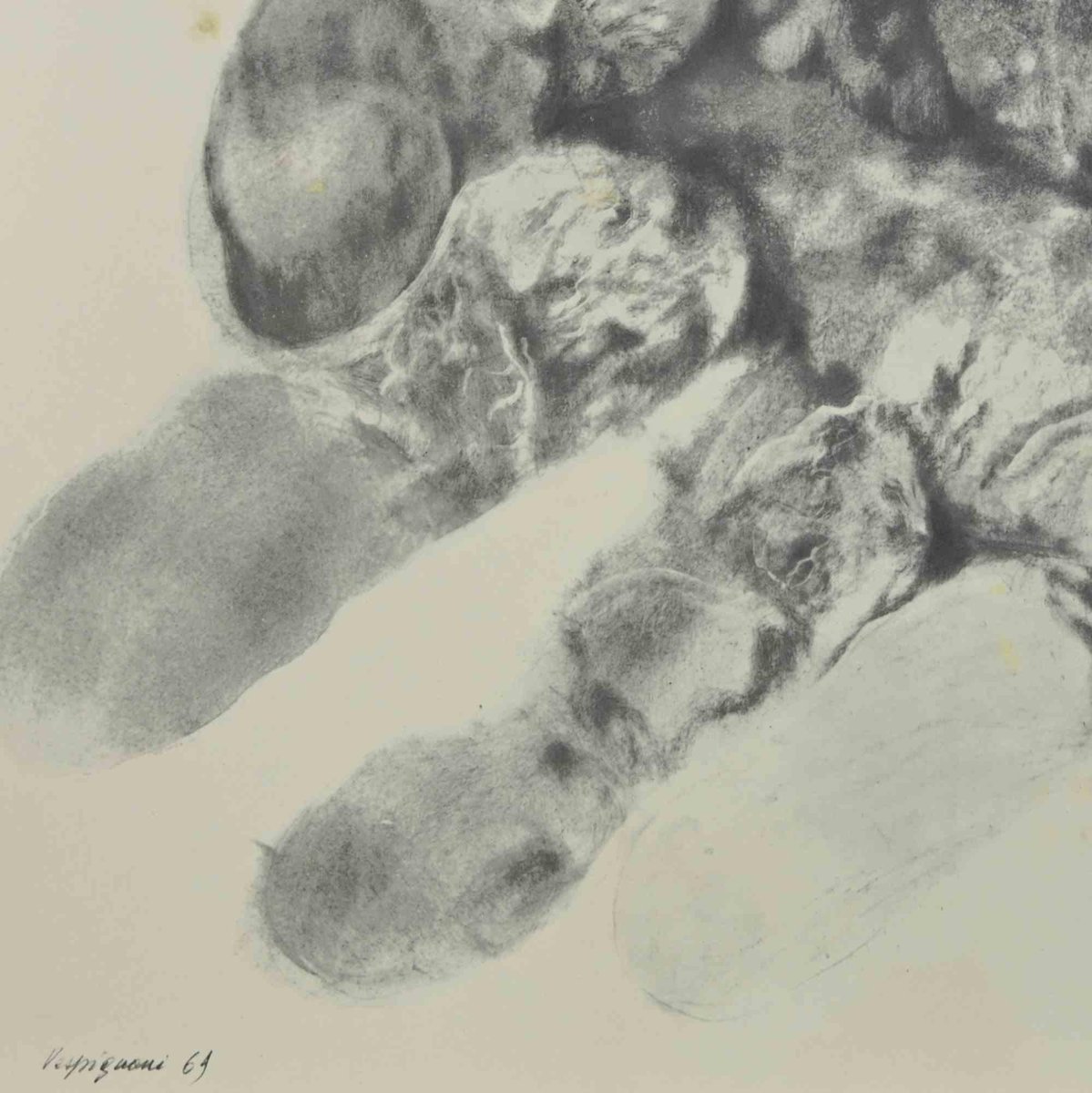 Renzo Vespignani, The Hand, Phototype Print, 1960s for sale at Pamono
