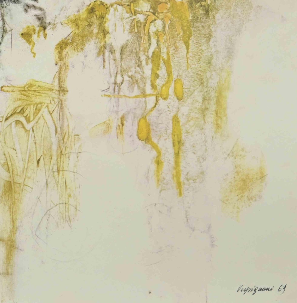 Renzo Vespignani, Portrait, Phototype Print, 1960s for sale at Pamono