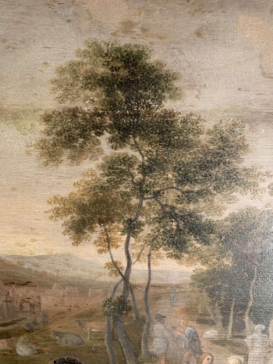 Dutch Artist, Classical Scene, Oil Painting, 17th Century, Framed for ...