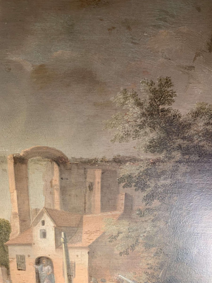 Dutch Artist, Classical Scene, Oil Painting, 17th Century, Framed for ...