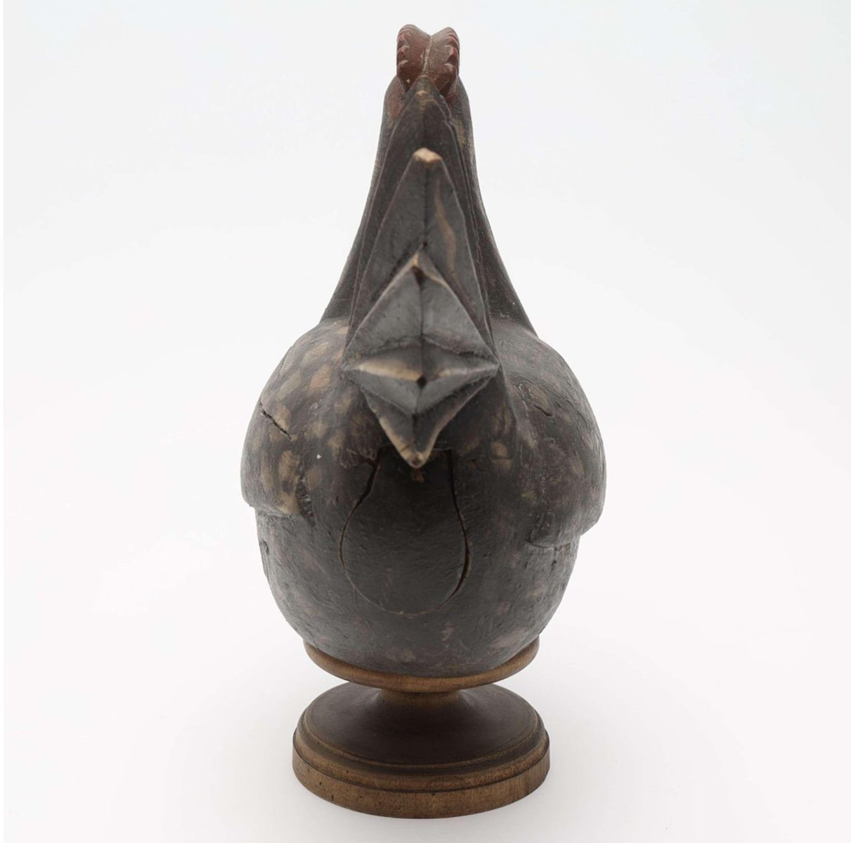 Swedish Folk Wooden Chicken Money Box & Egg Layer, 1920s, Set of 2 for ...