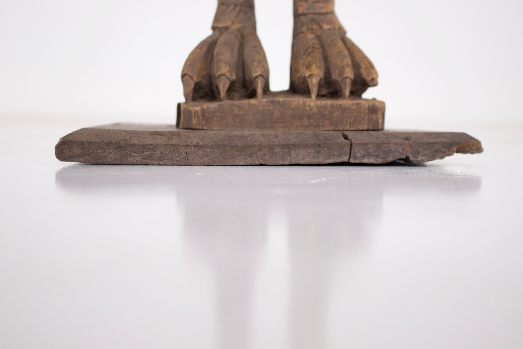 Burmese Artist, Kinnara & Kinnari Figures, Wooden Sculptures, Set of 2 ...