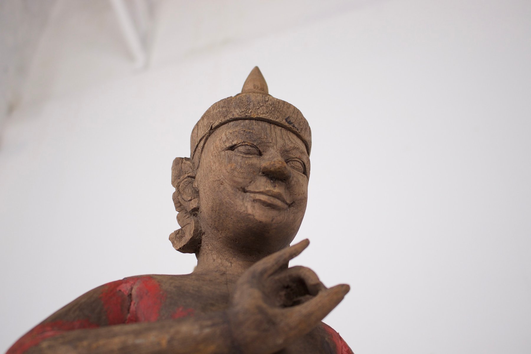 Burmese Artist, Kinnara & Kinnari Figures, Wooden Sculptures, Set of 2 ...