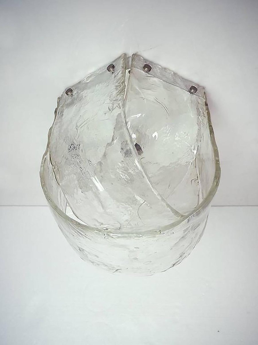 Carlo Nason zugeschriebene Murano Glas Deckenlampe für Mazzega, 1960er ...