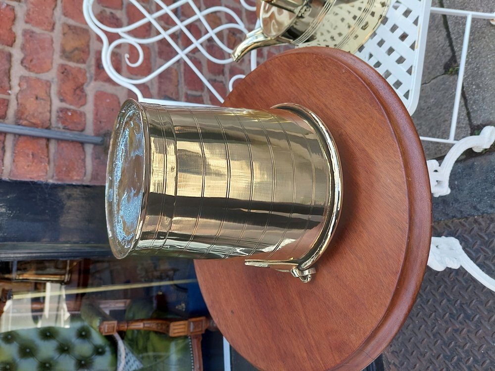 Georgian Brass Ice Bucket for sale at Pamono