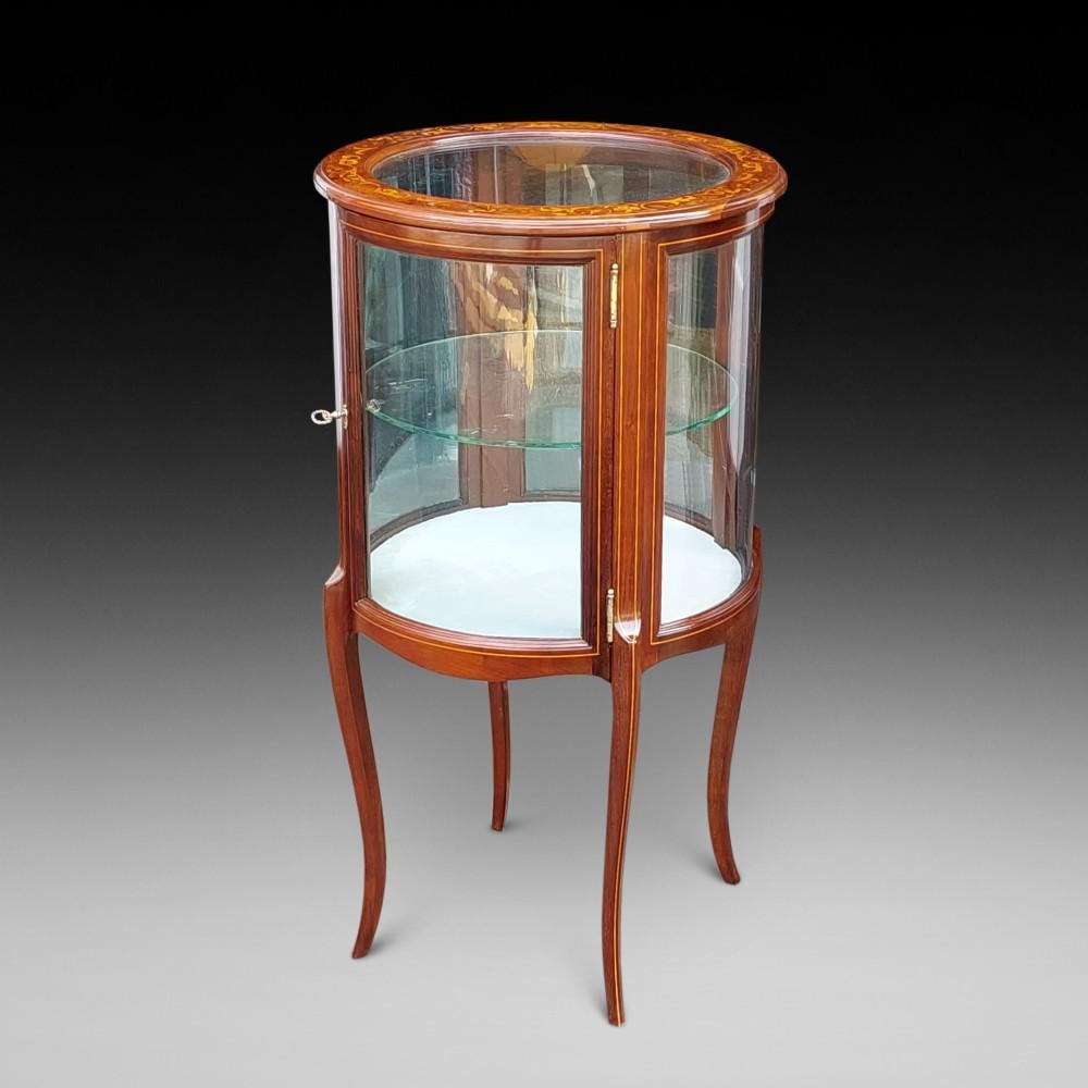 Edwardian Marquetry Bijouterie Display Table, 1890s for sale at Pamono