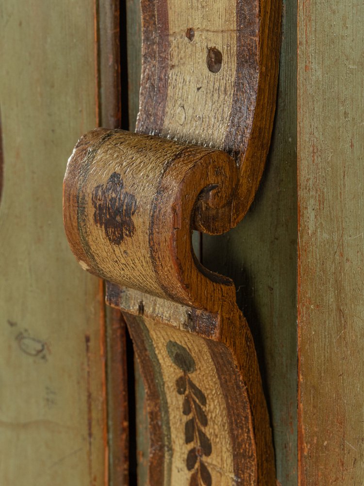 Hand Painted Farmers Cabinet, 1930s for sale at Pamono