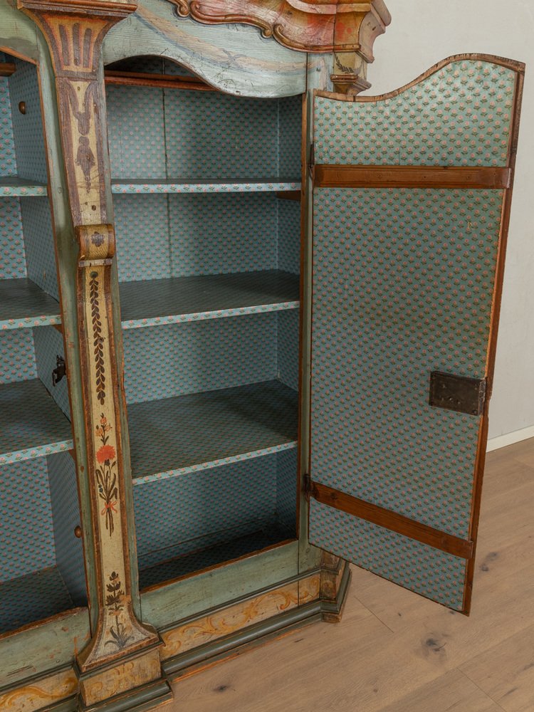 Hand Painted Farmers Cabinet, 1930s for sale at Pamono
