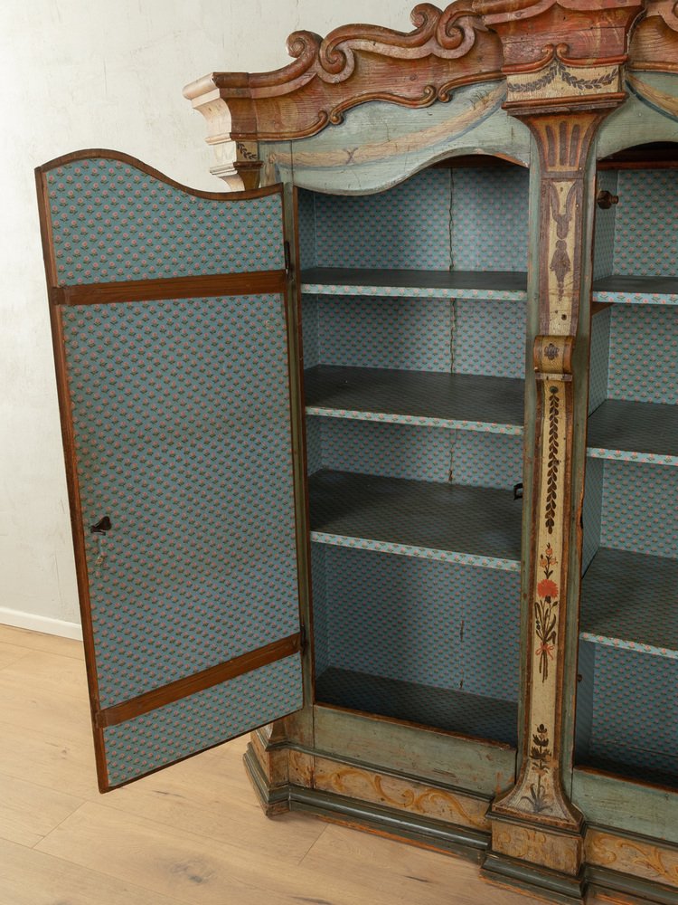 Hand Painted Farmers Cabinet, 1930s for sale at Pamono