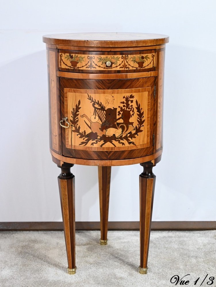 Small 19th Century Louis XVI Drum Table for sale at Pamono