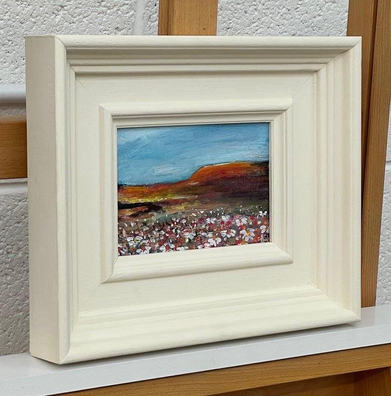 Angela Wakefield, Miniature Landscape Study of Wild Flowers on Moor by ...