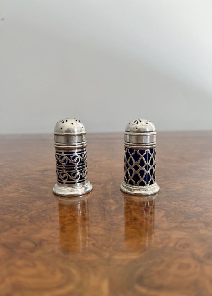 Antique Edwardian Table Shakers, 1900, Set of 2 for sale at Pamono