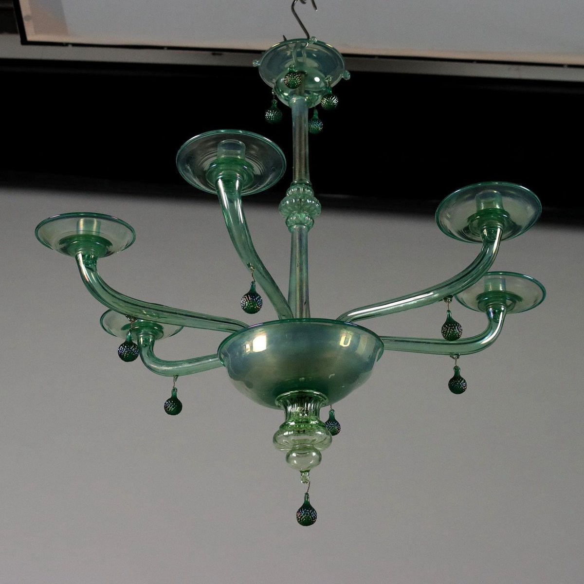 Vintage Murano Glass Chandelier for sale at Pamono