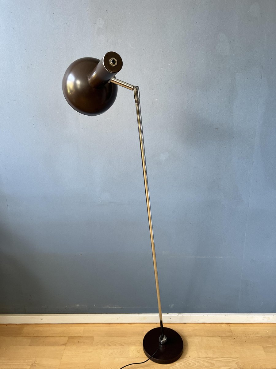 Mid-Century Brown Ball Rotating Floor Lamp from Hala, 1970s for sale at ...
