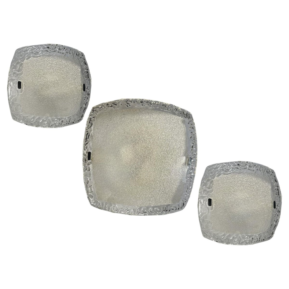 Vintage Murano Ceiling Lights, 1990s, Set of 3 for sale at Pamono