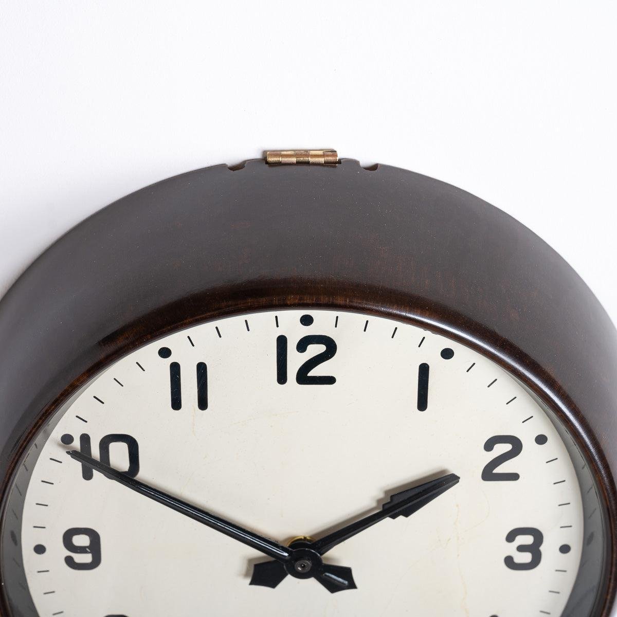 Vintage Reclaimed Bakelite Wall Clock by Gents of Leicester for sale at ...