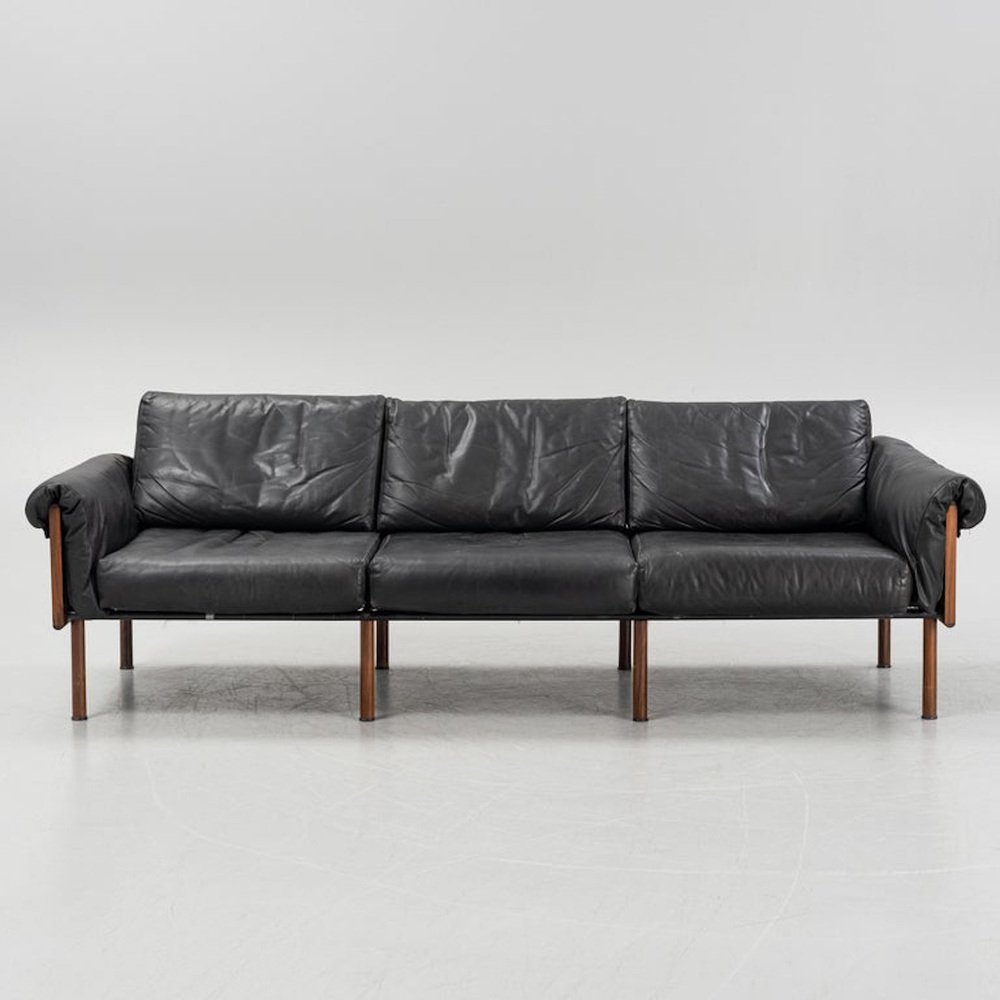 Ateljee Sofa in Rosewood by Yrjö Kukkapuro for Haimi, Finland, 1960s ...