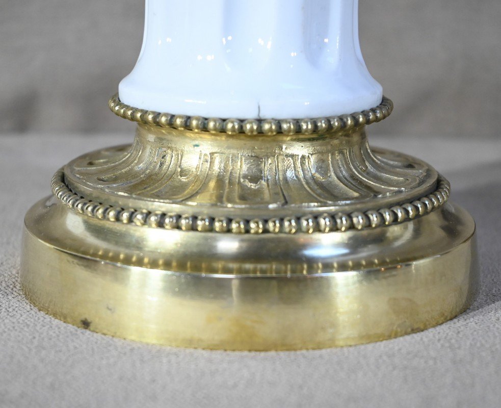 Napoleon III Ceramic Oil Table Lamp, 19th Century for sale at Pamono