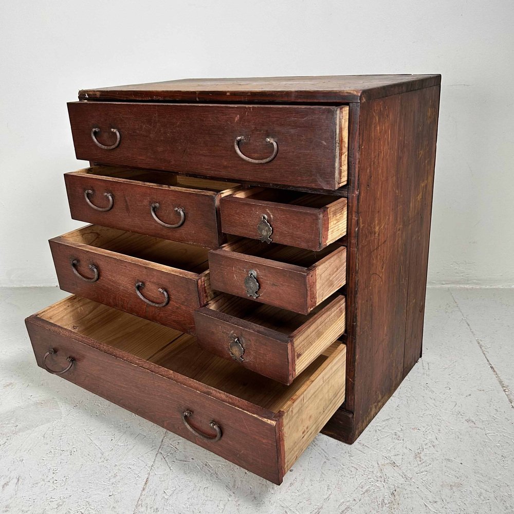 Antique Japanese Meiji Chest of Drawers for sale at Pamono
