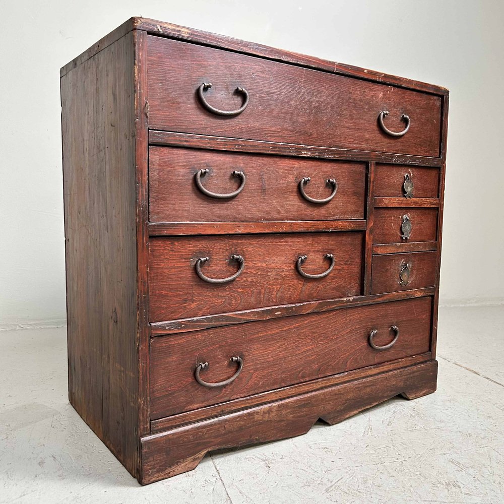 Antique Japanese Meiji Chest of Drawers for sale at Pamono