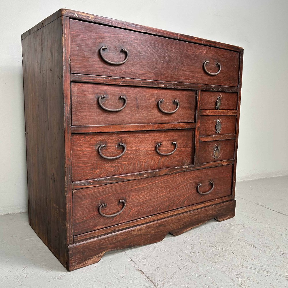 Antique Japanese Meiji Chest of Drawers for sale at Pamono