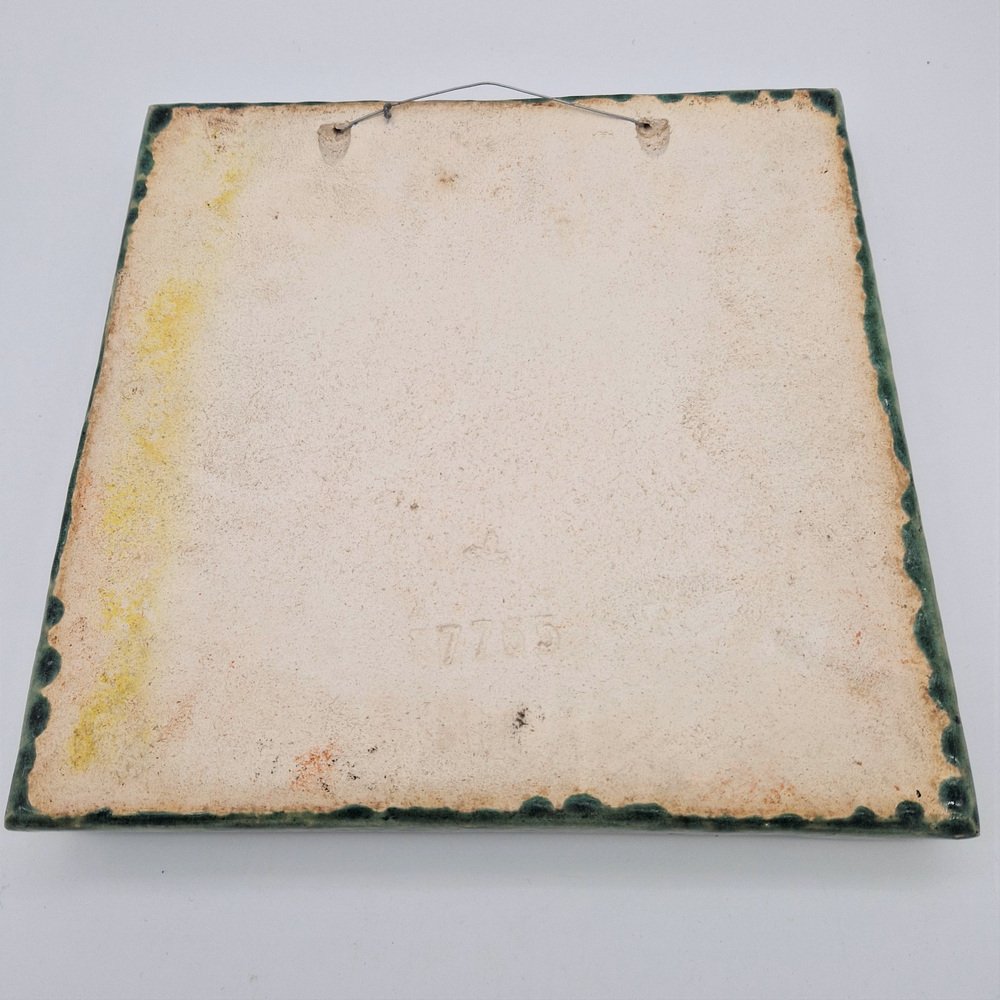 Vintage Ceramic Wall Tile, 1974 for sale at Pamono