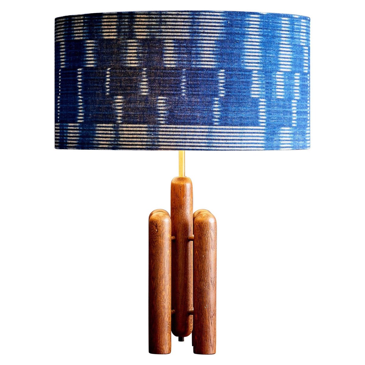 Schweizer Tischlampe aus Eiche von Temde, 1960er bei Pamono kaufen