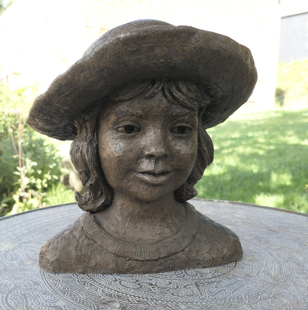 Artist's Model Bust of a Young Girl in a Panama Hat, 1960s for sale at ...