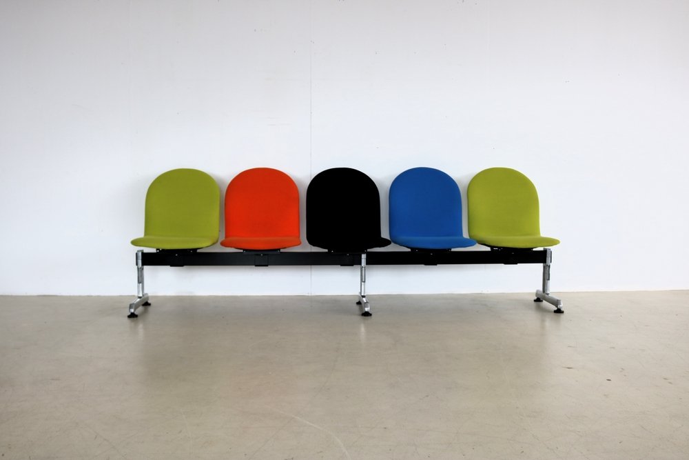 Vintage Waiting Room Sofa or Bench, 1970s for sale at Pamono