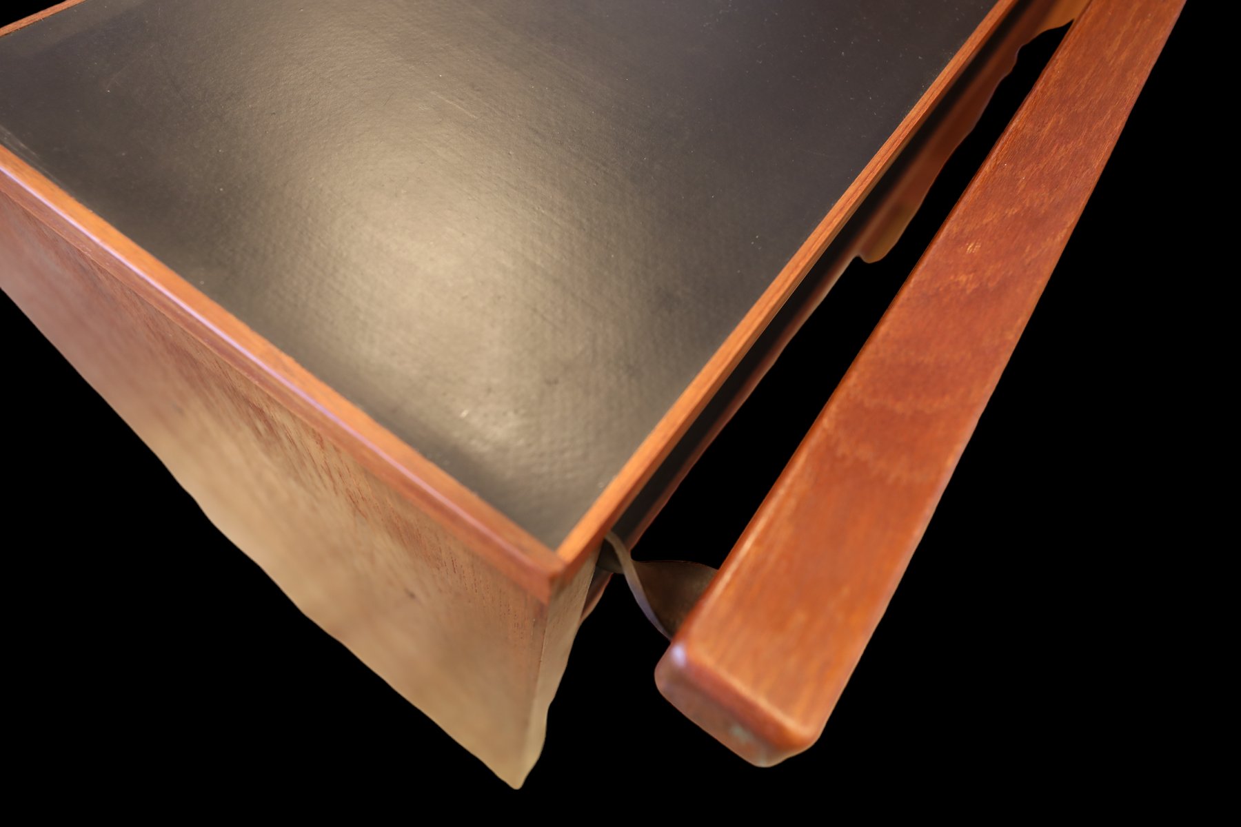 Danish Cocktail Bar in Teak and Button-Upholstered Front, 1950s for ...